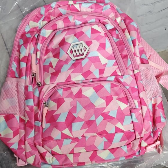 Ziranu | Bags | Ziranu Pink Large Backpack | Poshmark